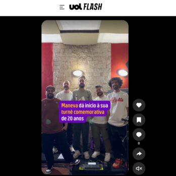 Maneva comemora 20 anos de carreira • Maneva